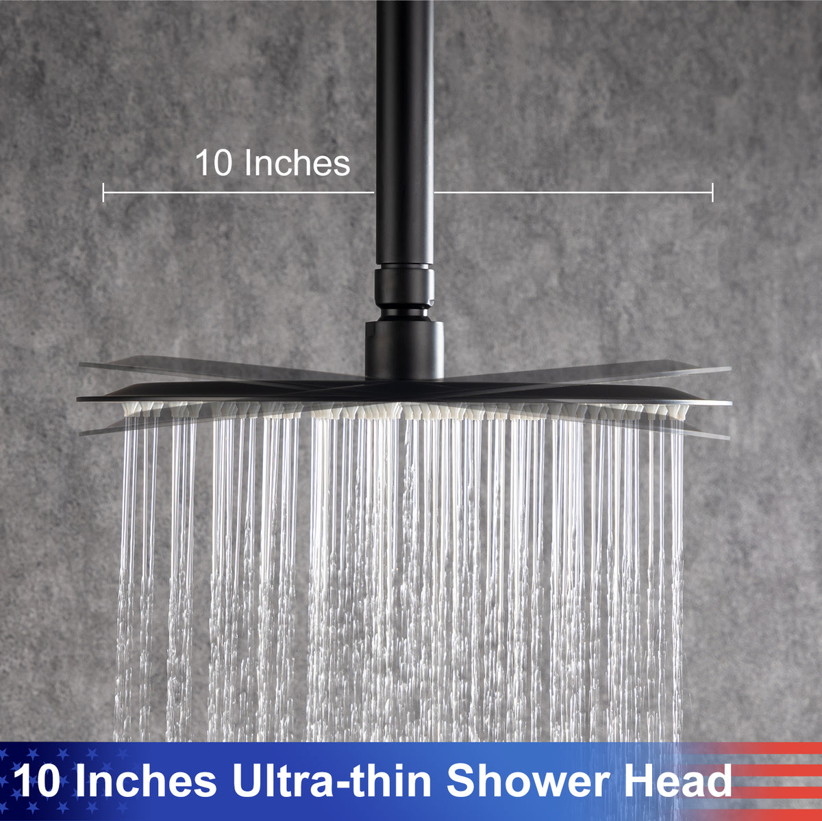 Rainlex 10" Ceiling-Mount Dual-Function Round Shower Faucet – Rainlex Store